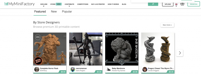 Los mejores sitios para descargar archivos STL - Bitfab